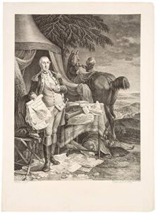 [le general washington ne quid detrimenti capiat res publica – grave d’aprΦs le tableau original appartenant a mr. marquis de la fayette]