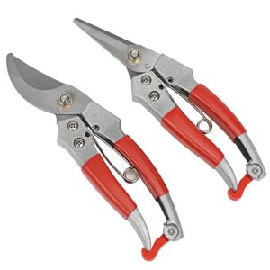 JOYFUL&HOPEFUL Pruning Shears Pack of 2, Garden Shears Pruners with Precision Blades for Gardening,Trimming Plant Tree Flower