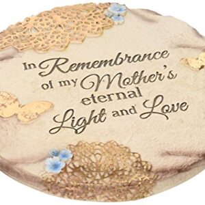 Pavilion Gift Company 19069 "Remembering Mother" Memorial Garden Stone, 10-Inch,Blue