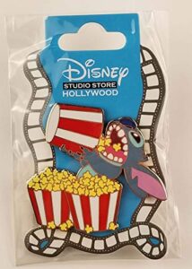 disney studio store hollywood pin – dssh – popcorn – stitch