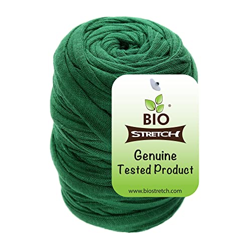 BioStretch Soft Plant Ties for Climbing Plants (Stretchy Green Garden Twine and Plant String - Green Bio Roll X 1)