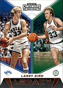 2019-20 contenders draft picks legacy #17 larry bird boston celtics/indiana state sycamores official panini ncaa collegiate basketball card (any streak on scan is not on the card)