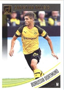 2018-19 panini donruss soccer #66 christian pulisic borussia dortmund official panini 2018-2019 futbol trading card