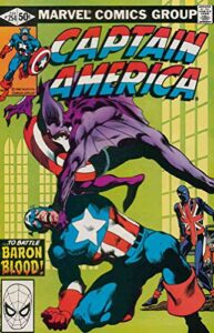 captain america (1st series) #254 fn ; marvel comic book | john byrne union jack