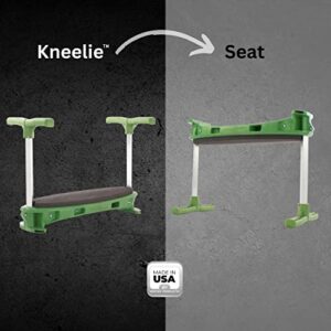 TheXceptional Kneelie with Tush Pad | Comfort Seat and Kneeler Garden, Home & Garage | Premium Gardening Knee Pad Stool for Seniors | Made in USA by Vertex | Model EX152