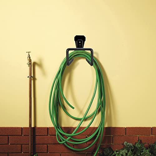 Garden Hose Holder Wall Mount, Heavy Duty Water Hose Hanger Garden Hose Rack Indoor Outdoor Tube Rope Organizer, 1 PC