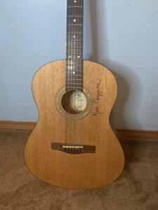 merle haggard signed autographed guitar jsa coa