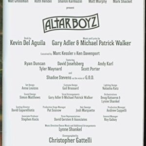 Altar Boyz, Off-Broadway + Scott Porter , Tyler Maynard , Ryan Duncan , Andy Karl