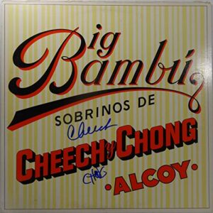 Signed Cheech & Chong Autographed Big Bambu Lp Certified Authentic Jsa # Ii10387