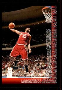 lebron james card 2005-06 bowman #23