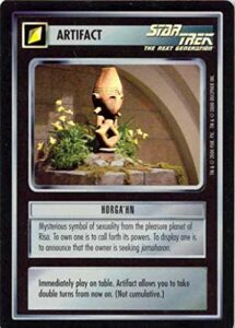 star trek ccg 1e ref reflections foil horga’hn 4sr