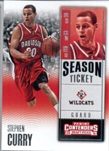 2016-17 panini contenders draft picks #88 stephen curry davidson wildcats basketball card