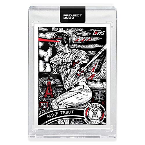 Topps Project 2020 MIKE TROUT Encased Baseball Card #121-2011 Topps Update by ARTIST JK5