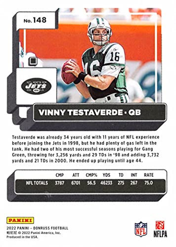 2022 Panini Donruss #148 Vinny Testaverde