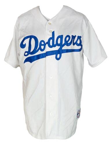 Duke Snider Signed Los Angeles Dodgers Majestic Baseball Jersey JSA Hologram - Autographed MLB Jerseys