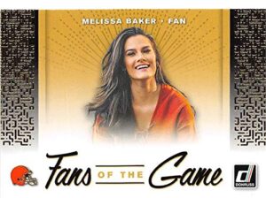 melissa baker trading card (sports illustrated swimsuit model) 2019 donruss fans of game #ftg3