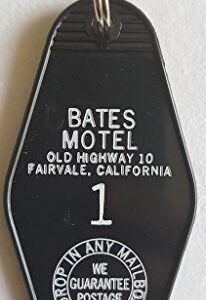 Bates Motel Inspired Key Tag in Black and White Room # 1