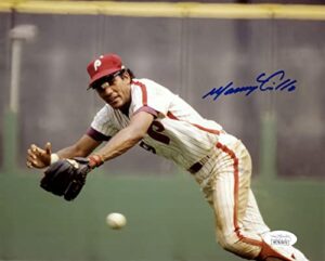 manny trillo philadelphia phillies signed/autographed 8×10 photo jsa 167289 – autographed mlb photos