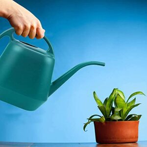 Fasmov Plastic Watering Can, 1-Gallon, Green