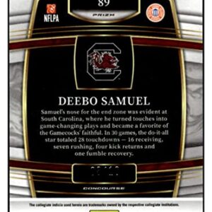 DEEBO SAMUEL 2022 Panini Select Draft /10 Gold Prizm #89 Concourse NM+-MT+ NFL Football