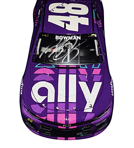 AUTOGRAPHED 2021 Alex Bowman #48 Ally Racing DOVER RACE WIN (Raced Version) Hendrick Motorsports Signed 1/24 Scale NASCAR Diecast Car with COA (1 of only 792 produced)