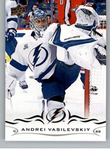 2018-19 upper deck hockey card #160 andrei vasilevskiy tampa bay lightning official ud trading card