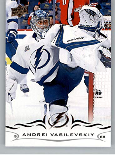 2018-19 Upper Deck Hockey Card #160 Andrei Vasilevskiy Tampa Bay Lightning Official UD Trading Card