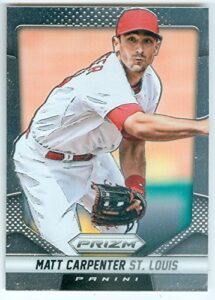 matt carpenter baseball card (st louis cardinals all star) 2014 prizm chrome #22