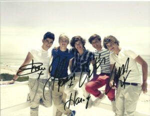 one direction full band reprint signed photo #3 rp