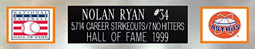 Nolan Ryan Autographed White Astros Jersey - Beautifully Matted and Framed - Hand Signed By Ryan and Certified Authentic by AI - Includes Certificate of Authenticity