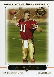 2005 topps football rookie card #435 alex smith