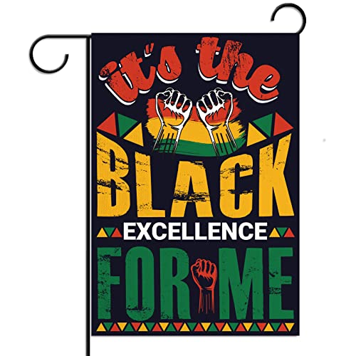 Black History Month Garden Flag 12.5x18'' Black History Month Decoration African American Juneteenth Decoration and Supplies for Home