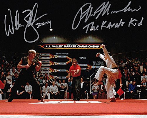 Ralph Macchio & William Zabka Karate Kid signed reprint 11x14 poster photo Cobra Kai RP