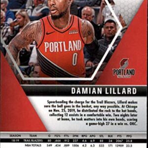 2019-20 Panini Mosaic #5 Damian Lillard Portland Trail Blazers NBA Basketball Card NM-MT