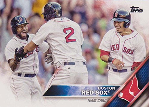 Boston Red Sox 2016 Topps MLB Baseball Regular Issue Complete Mint 24 Card Team Set Dustin Pedroia, David Ortiz Plus