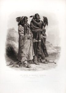 sih-chidΣ & mahchsi-karehde. mandan indians