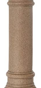 EMSCO Group Greek Column Statue – Natural Sandstone Appearance – Made of Resin – Lightweight – 32” Height