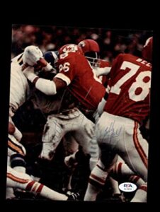 buck buchanan bobby bell psa dna signed 8×10 autograph photo chiefs – autographed nfl photos