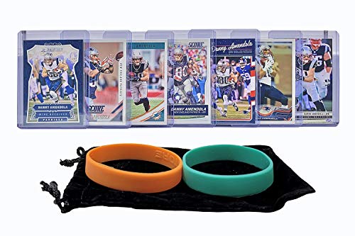 Danny Amendola Football Cards (7) Assorted Bundle - Miami Dolphins Trading Card Gift Set