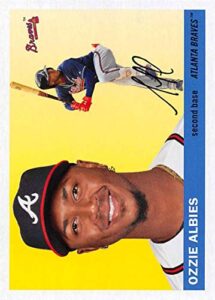 2020 topps archives #57 ozzie albies nm-mt atlanta braves baseball