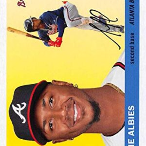 2020 Topps Archives #57 Ozzie Albies NM-MT Atlanta Braves Baseball