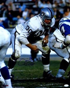 jim otto signed autographed 16x20 photo oakland raiders “hof 1980” jsa