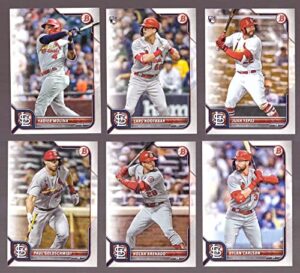 2022 bowman – st louis cardinals team set