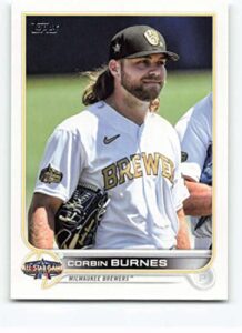 2022 topps update 2022 mlb all-star game #asg-40 corbin burnes nm-mt milwaukee brewers baseball mlb