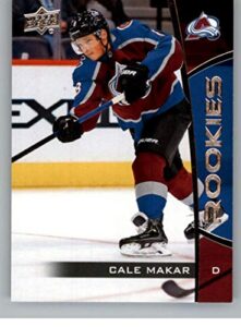 2019-20 upper deck nhl rookie box set #25 cale makar colorado avalanche hockey card