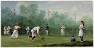 edwardian tennis match