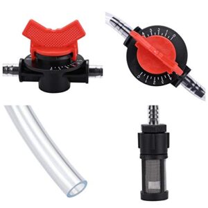 Bracon Irrigation Fertilizer Injector-Garden Irrigation Device Kit G3/4 Fertilizer Injector + Switch + Filter + Water Tube