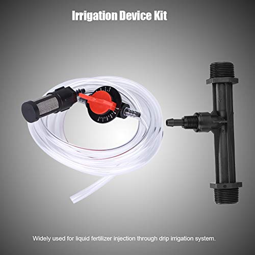 Bracon Irrigation Fertilizer Injector-Garden Irrigation Device Kit G3/4 Fertilizer Injector + Switch + Filter + Water Tube