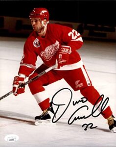 dino ciccarelli signed detroit red wings slapshot 8×10 photo jsa coa – autographed nhl photos