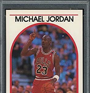 Michael Jordan 1989 Hoops Basketball Card #200 Graded PSA 8